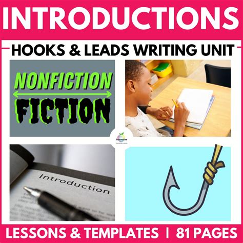 Writing Hooks And Leads Introductory Phrases Sentence Starters Paragraphs Innovative