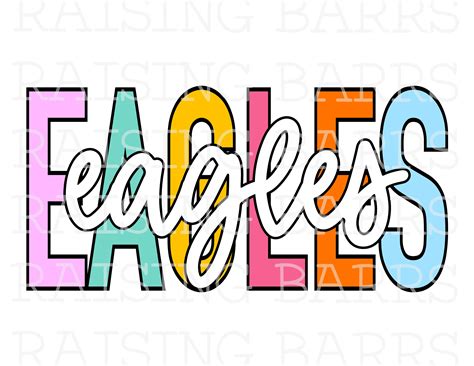 Eagles Sublimation Design Download Team Mascot Png Eagles Mascot Png