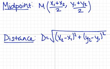 Midpoint And Distance Formulas Educreations