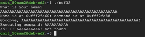 Ed 201c Linux Buffer Overflow Command Injection 15 Pts