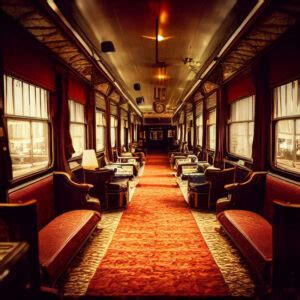 A Beautiful Train Interior Inspired By Orient Express Luxury