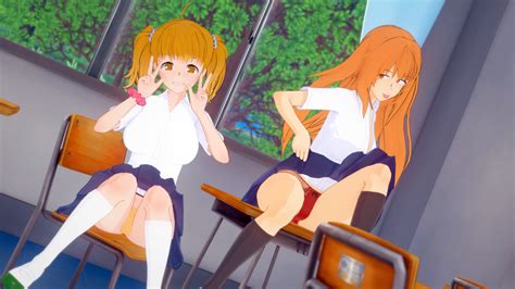 Rule 34 2girls 3d Big Breasts Blonde Hair Breasts Clothed Clothing