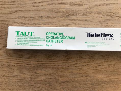 New Teleflex 20018 M56 Operative Cholangiogram Catheter 5 5f 10 Box Disposables General For