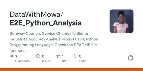 Github Datawithmowae2epythonanalysis Sureway Couriers Service Charges To Sigma Industries
