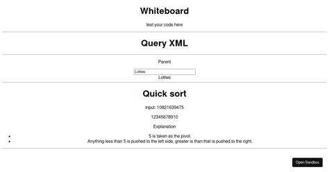 Whiteboard Codesandbox