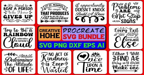 Procreate SVG Bundle Bundle Creative Fabrica