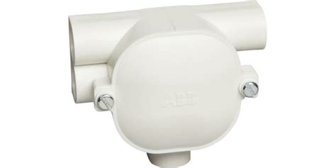 Abb Lasdoos T Doos Dubbel Links 4 X 16mm Blinddeksel 4211 D S