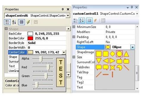 C Cli Ccli Winforms User Control Property Nested Category