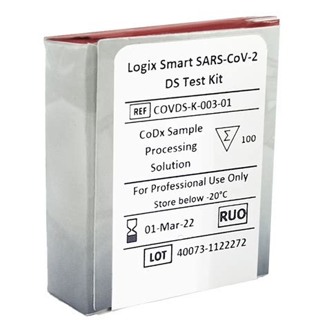 Logix Smart Coronavirus 2019 Covid 19 Test Kit Gentech Biosciences Sas