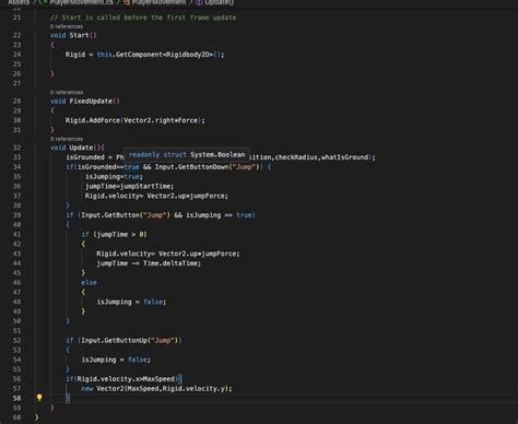 x movement stops when jumping r unity2d