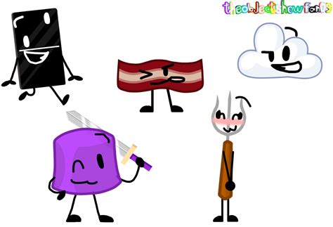 5 Random Aib And Bfb Characters By Theobjectshowfan09 On Deviantart