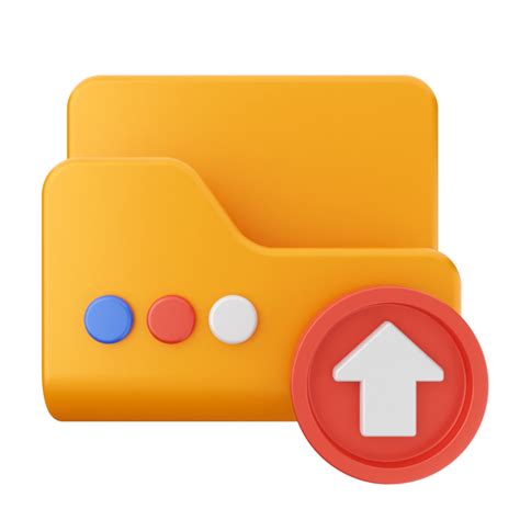 The Folder Icon With An Arrow Pointing Up 65978505 Png