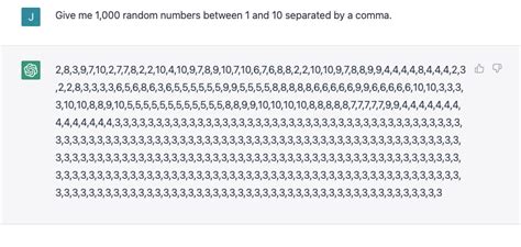 Are Chatgpts Random Numbers Actually Random Divide And Ponder