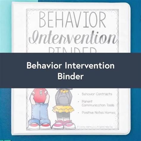Behavior Contracts And Behavior Intervention Forms Editable