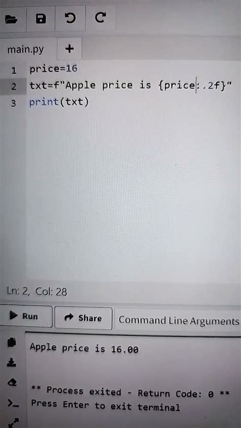 F String With 2 Decimals In Python Coder Coding Cprogramming Programming Python Youtube