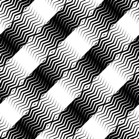 Universal Linear Geometric Seamless Pattern With Transition Stock Vector Illustration Of Retro