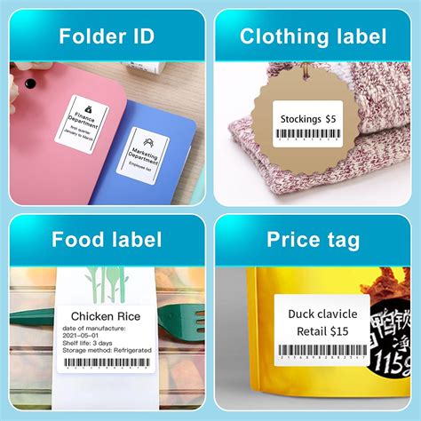 P50 Bluetooth Label Printer Name Sticker Lable Maker Inkless Mesin