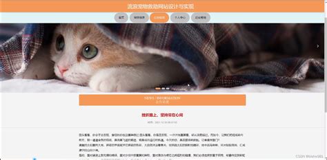 springboot毕设项目流浪宠物救助网站设计与实现92soy（java vue mybatis maven mysql） 流浪宠物毕设所需