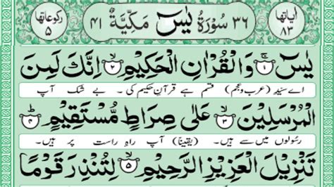 Surah Yaseen Sudais Surah Yasin Full Hazrat Ji Quran سورۃ یٰس Youtube