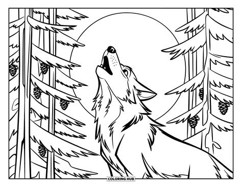 160 Coloriages De Loups Pour Enfants Et Adultes Gratuits