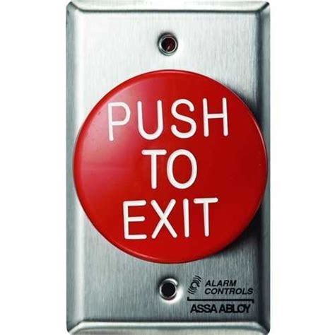 alarm controls ts 60302 request to exit station with pneumatic timer