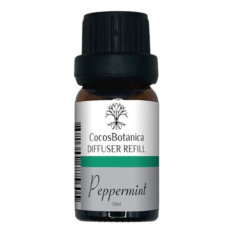 Peppermint Essential Oil Diffuser Refill Refreshing Cocosbotanica