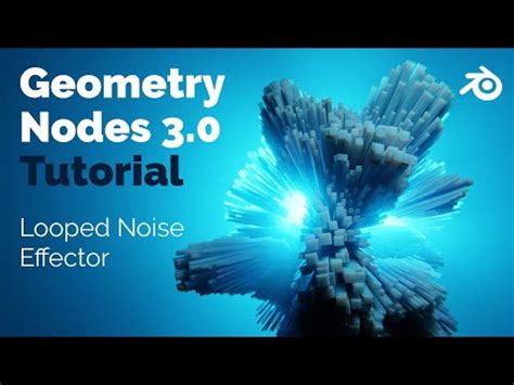 Looped Abstract Animation Blender Geometry Nodes Tutorial YouTube