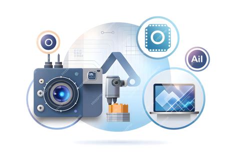 Ai Machine Vision And Product Inspection Icons For Visual Inspection Of