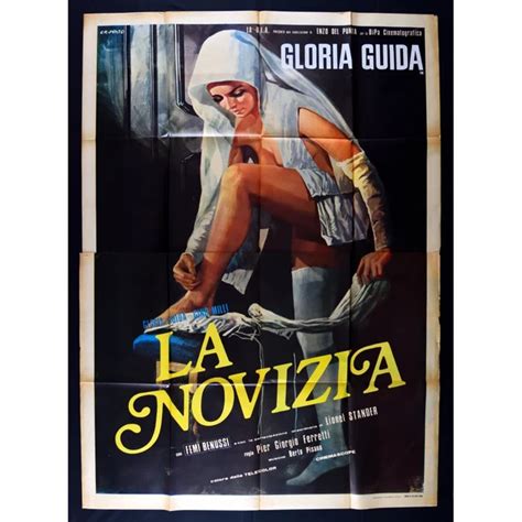 Manifesto La Novizia Gloria Guida Gino Milli Benussi Ferzetti M367 Eur