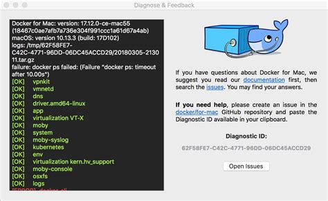 docker won t start version 18 03 0 ce rc1 mac54 23022 · issue 2655