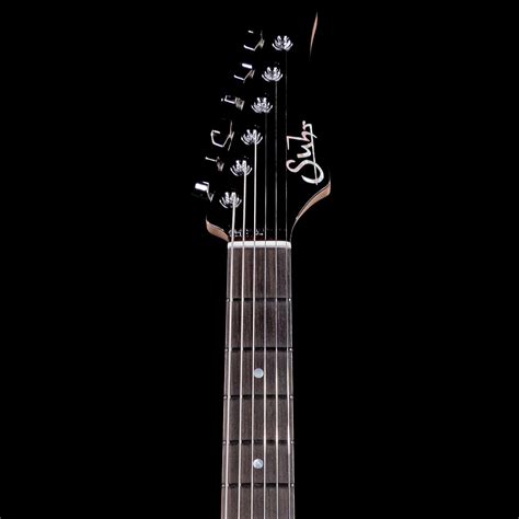 Suhr Custom Modern Flame Top Roasted Maple Neck Black Burst WildCat