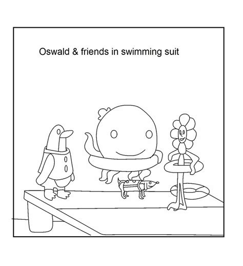 Oswald The Octopus Coloring Pages