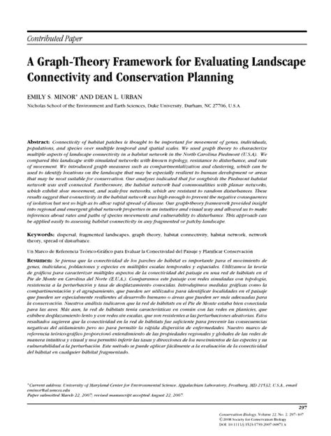 A Graph Theory Framework For Evaluating Landscape Connectivity And