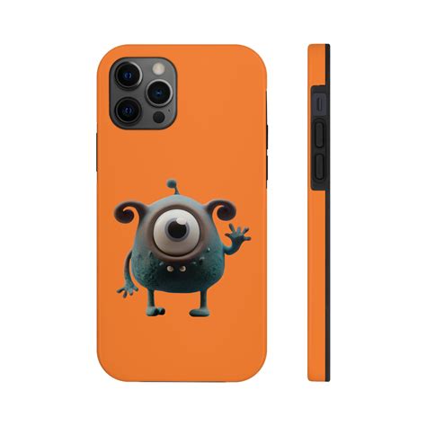 Monster 5 Orange Tough Phone Cases Case Mate Etsy