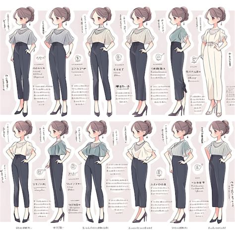 Premium Photo Anime Character Design Female Modern Jumpsuit City