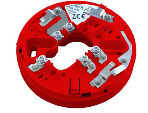 Wall Sounders Or Wall Sounder Beacons Short Circuit Isolator Base Red