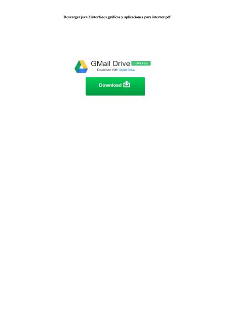 Descargar Java 2 Interfaces Gráficas Y Aplicaciones Para Internet Pdf Pdf Teléfonos Móviles