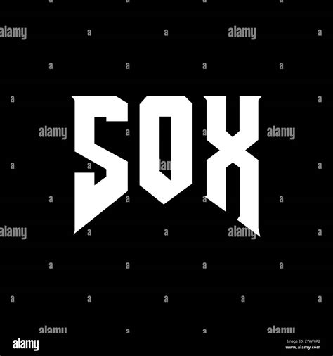 Sox Letter Logo Design For Technology Company Sox Logo Design Black