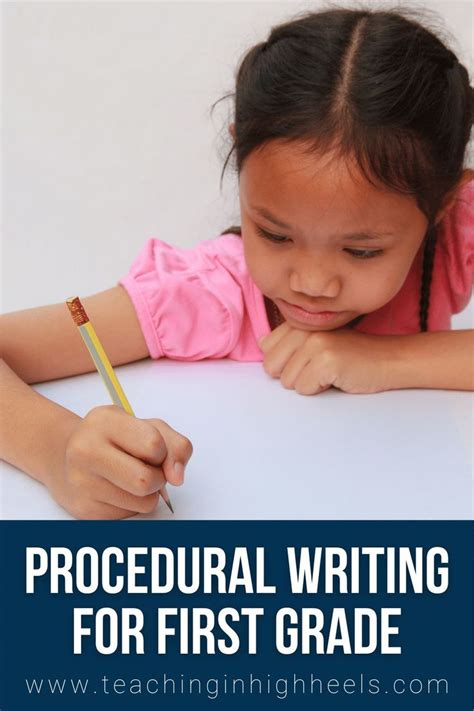 Procedural Writing For First Grade Writing Activities Easy Writing Activities Teaching Fun