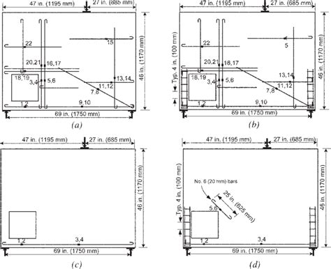 Layout Of Reinforcement Two Layers For Each Bar Location And Download Scientific Diagram