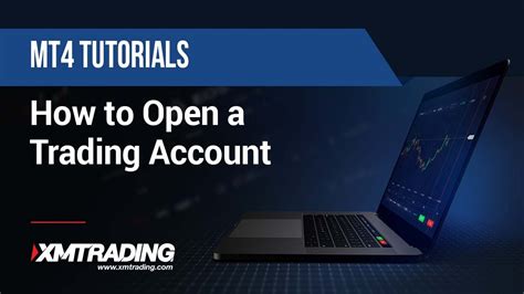 xmtrading mt4 tutorials how to open a trading account youtube