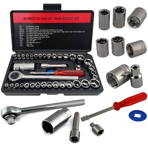 40pc ¼in And 3 8in Drive Socket Set 67133 Welcome To Actiasgear