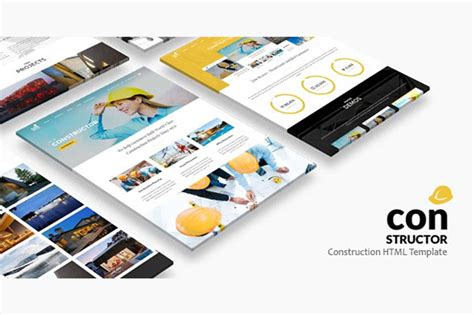 Constructor Construction Html Template