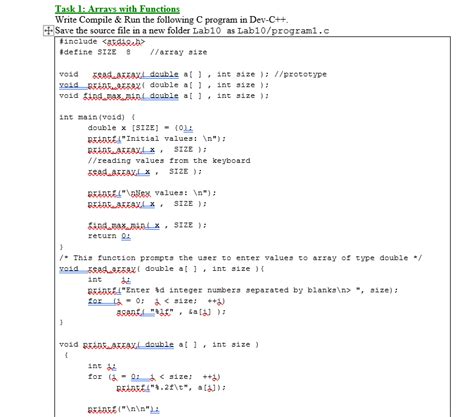solved search array for max and min void find max mind