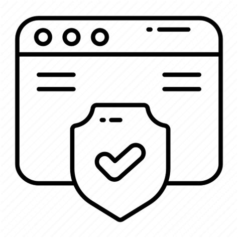 Secure Website Webpage Browser Web Protection Security Icon Download On Iconfinder