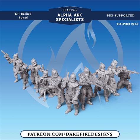 Alpha Recon Commandos Specialists Kitbash Dark Fire Designs
