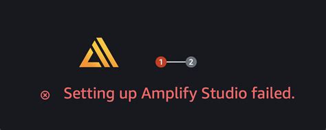 Setting Up Amplify Studio Failed Issue 609 Aws Amplify Amplify Studio GitHub