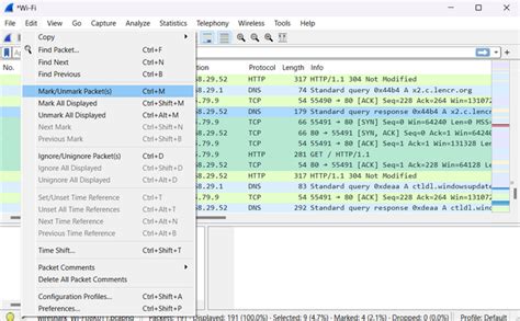 Steps Of Marking Packets In Wireshark Geeksforgeeks