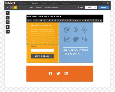 Marketing Responsive Web Design Landing Page Hubspot Inc Png Image