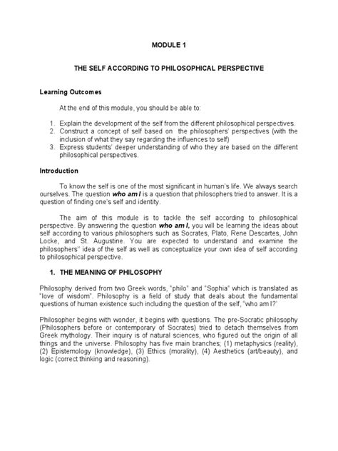 Uts Module 1 Revised Pdf Reason Knowledge